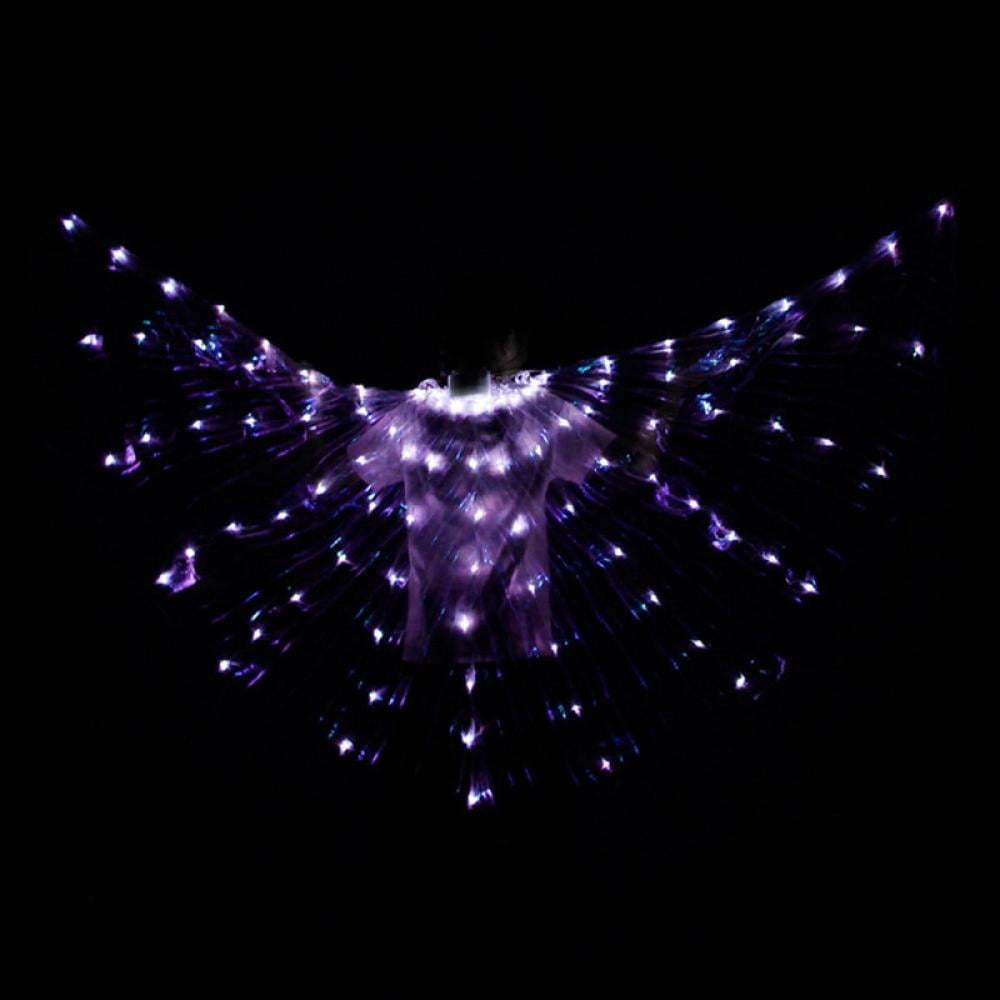 MEROTABLE LED Dance Wings For Kids Butterfly Glow Dance Color ...