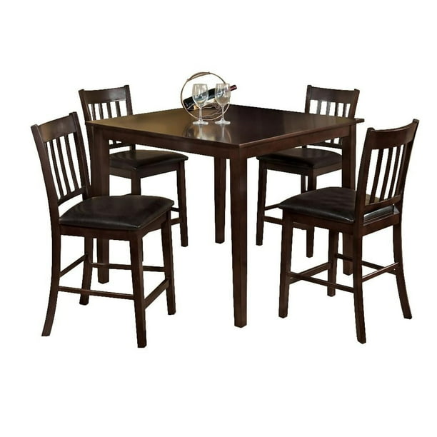 Northvale II Counter Height 5Pc Table Set, Espresso Finish - Walmart.com