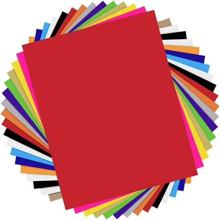 HTVRONT Heat Transfer Vinyl Bundle - 17 Pack 12"x10" Iron On Vinyl ...