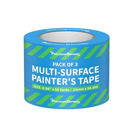 Precision Defined Multi-Surface Professional Blue Painters Tape, 0.94 ...