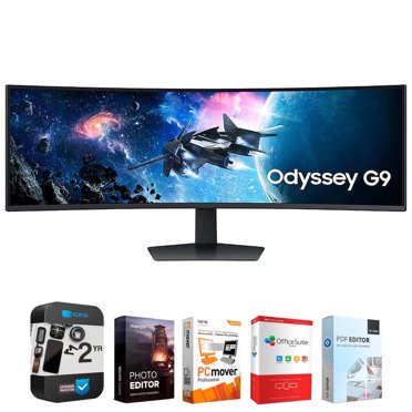 "SAMSUNG Gamer PC 49"" CRG9 Dual QHD Curved QLED Gaming Monitor ...