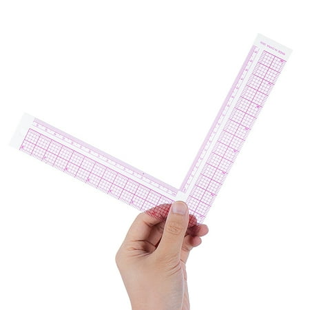 Plastic Metric Sewing Measure L Square Equilateral Ruler For ...