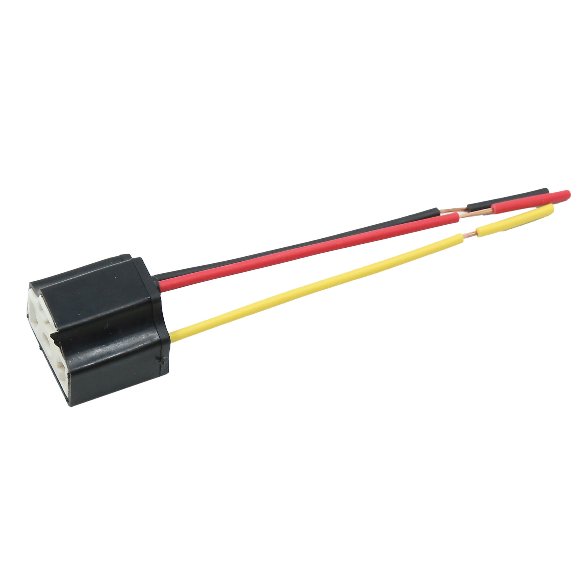 Car DC 12V Headlight H4 Bulb Socket Plug Connector Wiring Harness ...