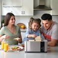 UltraToast Full Stainless Steel Toaster 4 Slice, Long Extra-Wide Slots ...