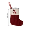 7-inch Red Knit Monogram Christmas Stockings,Personalized Initial ...