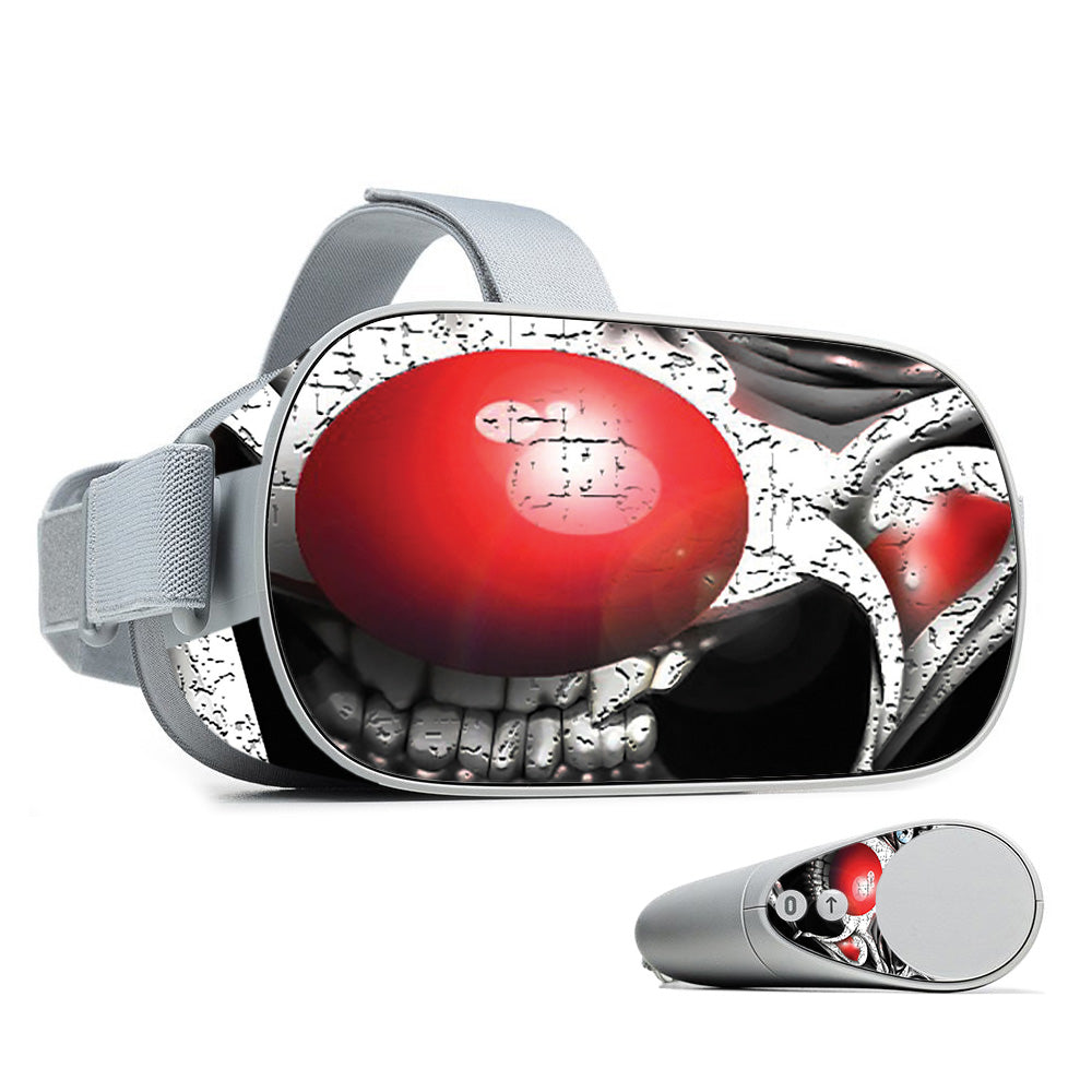 Skin Decal Compatible With Oculus Go Mobile VR Sticker Design Evil ...