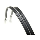 22.8 Genuine Leather Narrow Style Shoulder Bag Handles, Black (40-5815 ...