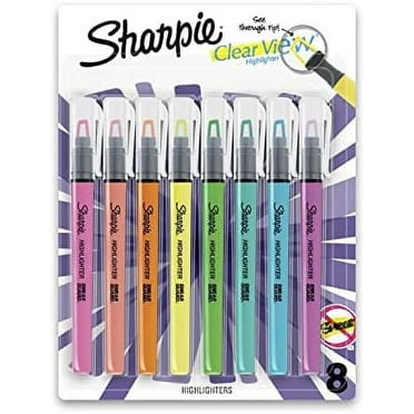 Sharpie Highlighter, Clear View Highlighter with See-Through Chisel Tip ...