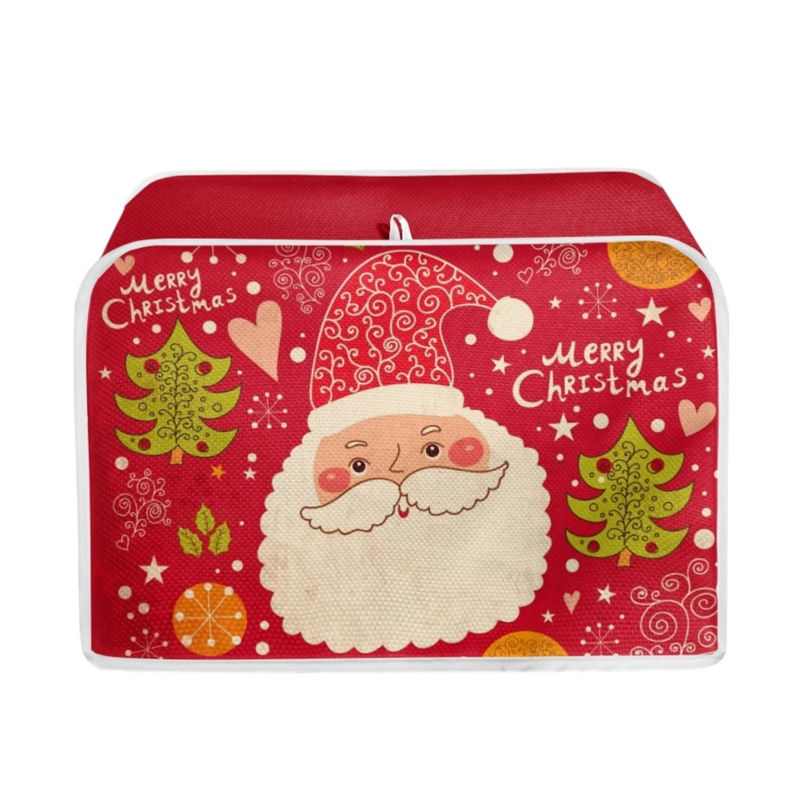 Renewold Christmas Theme Toaster Cover 2 Slice Anti Fingerprints Santa ...