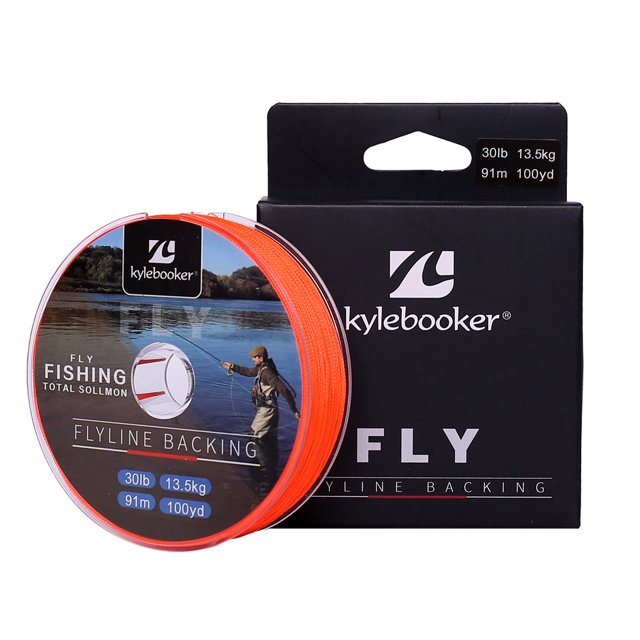 Kylebooker Fly Line Backing Line 20/30LB 100/300Yards Orange Green ...