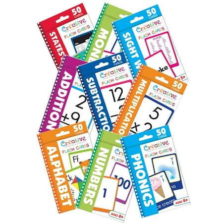 Set Of 9 Flashcard Bundle | Walmart Canada