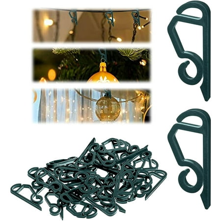 150 Pieces Holiday Light Clips Christmas Light Clips Outdoor Gutter ...
