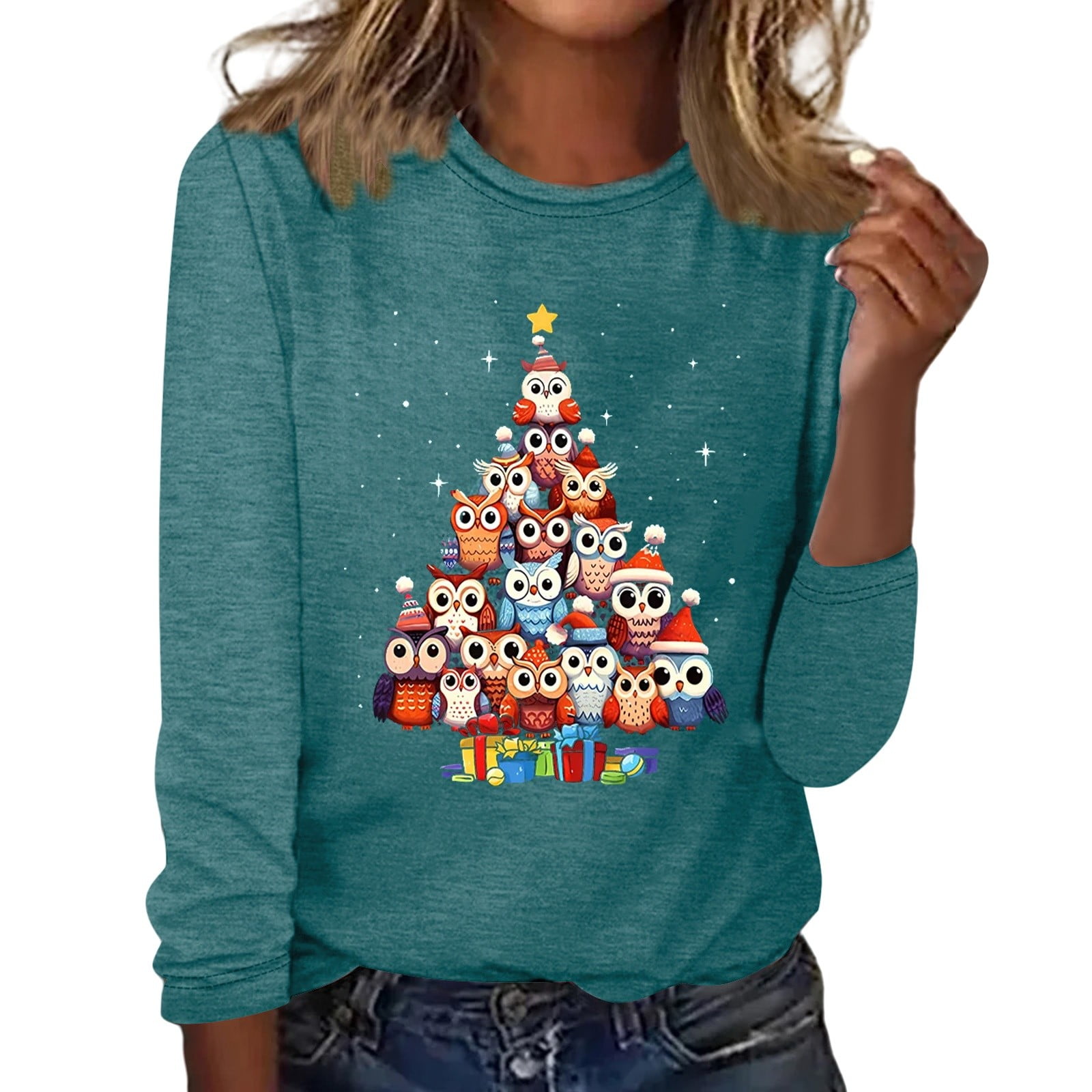 Click here for Lizuojunf Womens Long Sleeve T-Shirt Clearance Ite... prices