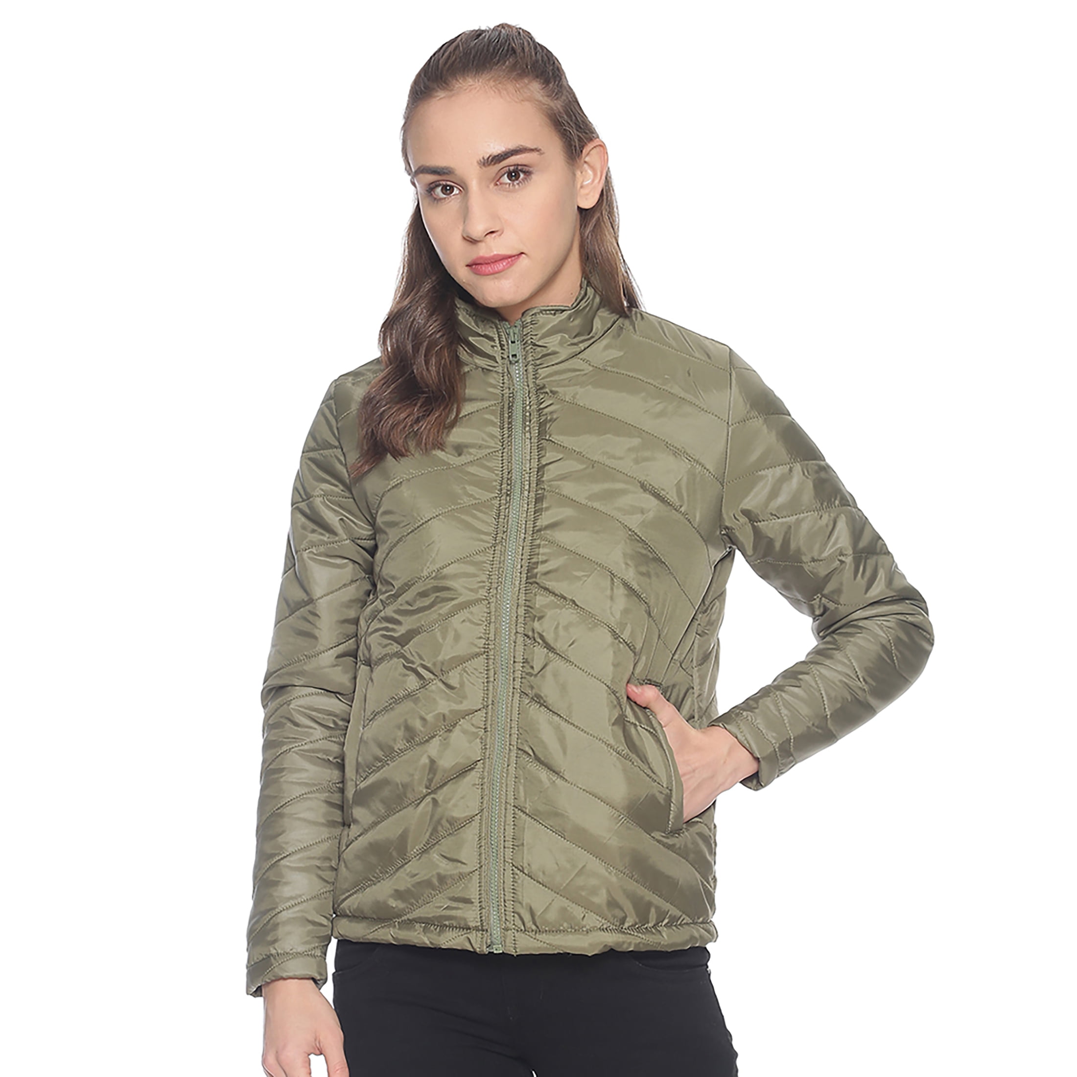 Campus Sutra Women Stylish Bomber Jacket - Walmart.com