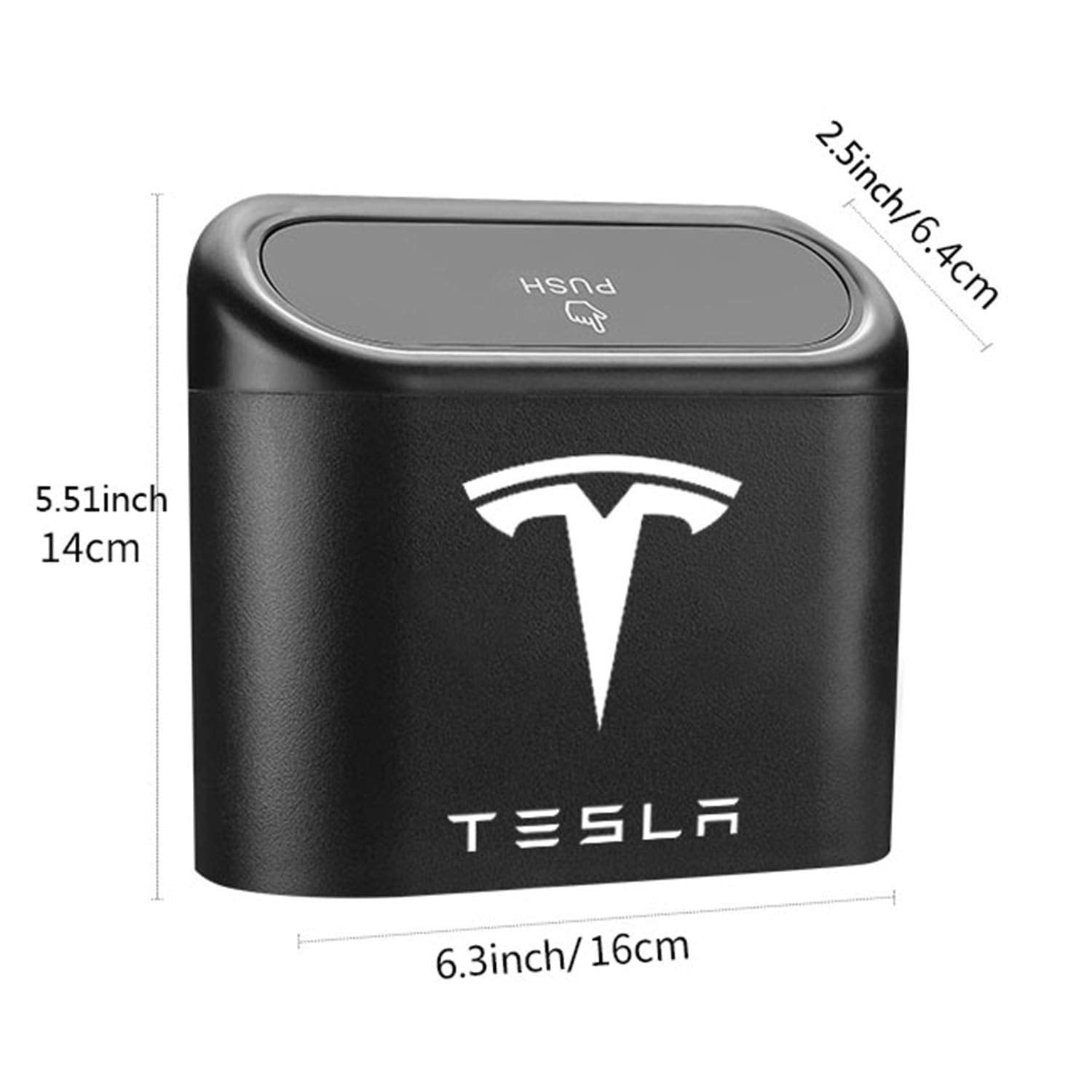 Buy Hometimes Tesla Trash Can with 5 Rolls of Garbage Bags, Mini Tesla ...