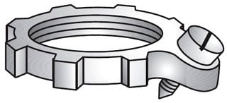 O-Z/Gedney 102, Conduit Bonding Locknut, 3/4""Bonding Locknut, 1 PC ...