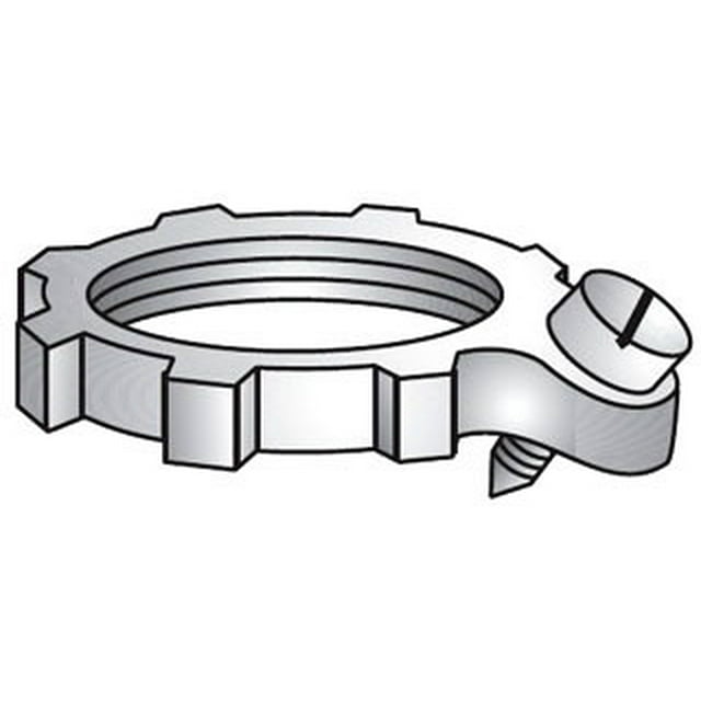 O-Z/Gedney 101, Conduit Bonding Locknut, 1/2""Bonding Locknut, 1 PC ...