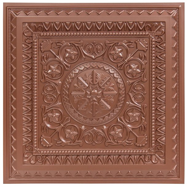 Art3d 12-Pack PVC Drop Ceiling Tiles Glue up Ceiling Tiles,24"x24 ...