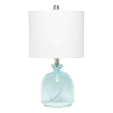 Elegant Designs Ellipse Transparent Table Lamp, Clear Blue - Walmart.com