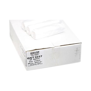 Heritage High-Density Coreless Trash Bags, 20-30gal, 10 mic, 30 x 37 ...