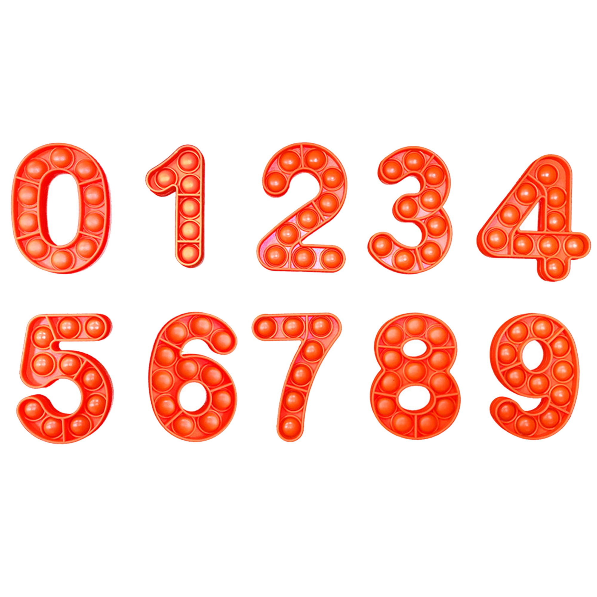Fortune Bubble Pop Toy Numbers Fidget Sensory Toy Set Stress Reliever ...