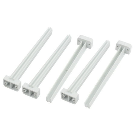 5Pcs Vertical Mounting PCB Circuit Board Slot Guide Rail Supporting Bar ...