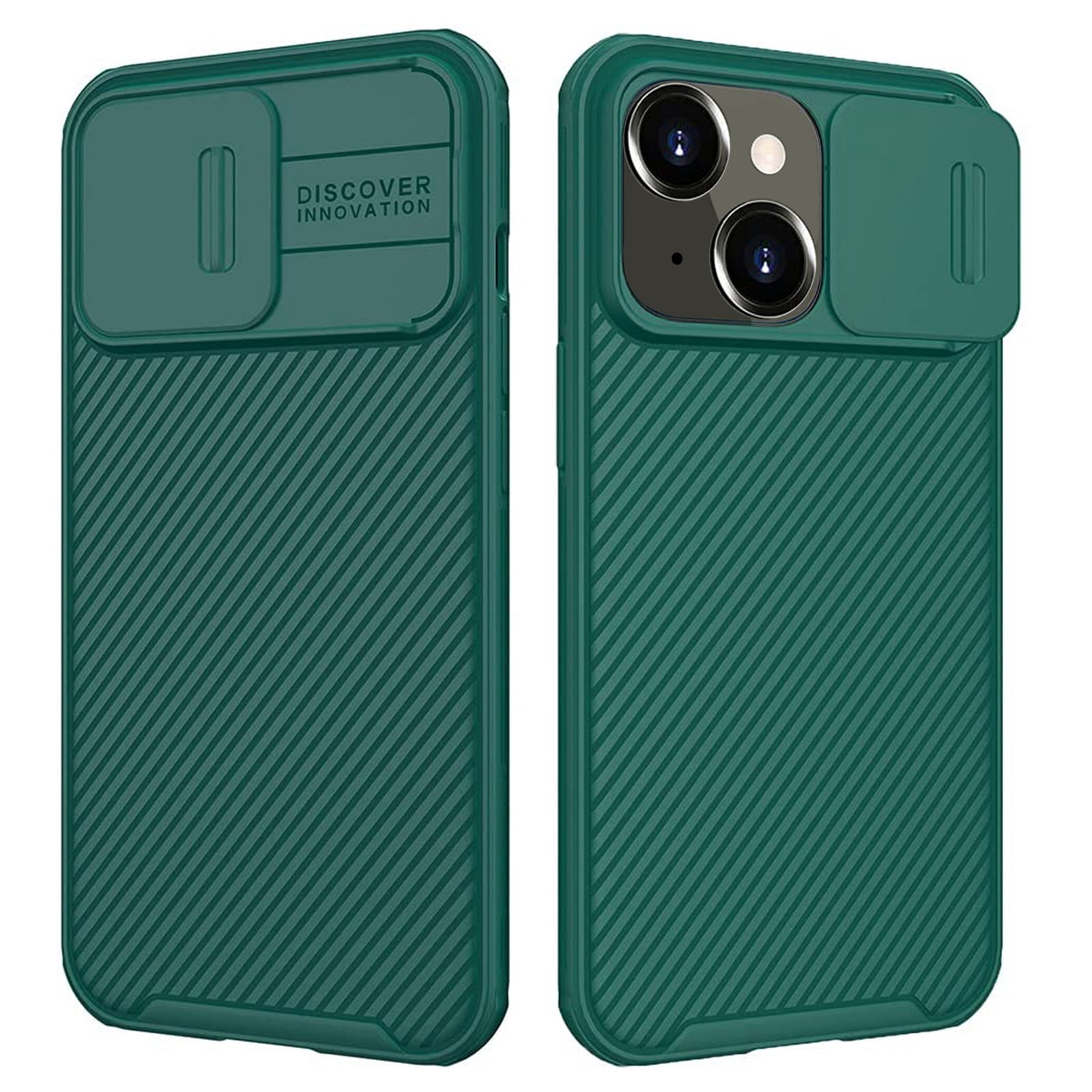 iPhone 13 Case with Camera Cover, iPhone 13 Slim Fit Thin Polycarbonate ...