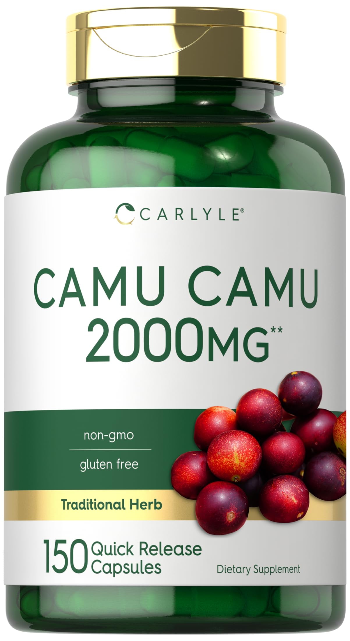 Suplemento Carlyle Camu Camu en cápsulas de 2000 mg con vitamina C | Bodega Aurrera en línea