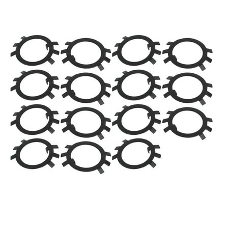 15pcs M33 Carbon Steel External Lock Tab Spindle Washer for Round ...