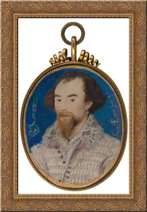 George Clifford, 3rd Earl of Cumberland 24x16 Gold Ornate Wood Framed ...