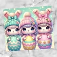 Cute Easter Bunnies Tumbler , Easter Bunny 20Oz Skinny Tumbler ...