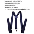 Men Adjustable Elastic Y Back Suspenders Strong Clip Braces Durable ...