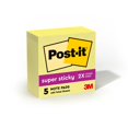 Post-it Super Sticky Notes, 3" x 3", Canary Yellow, 5 Pads - Walmart.com