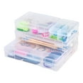 IRIS Small Divided Case, Clear - Walmart.com