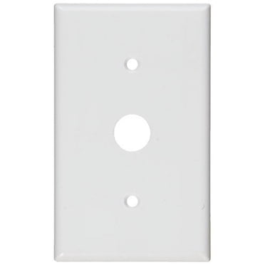 Leviton White Dual Phone Jack Wall Plate 6P4C 625B3 Duplex Telephone ...