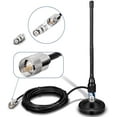 Eightwood 27MHz CB Radio Antenna Magnetic Base Soft Whip PL259 BNC Male ...