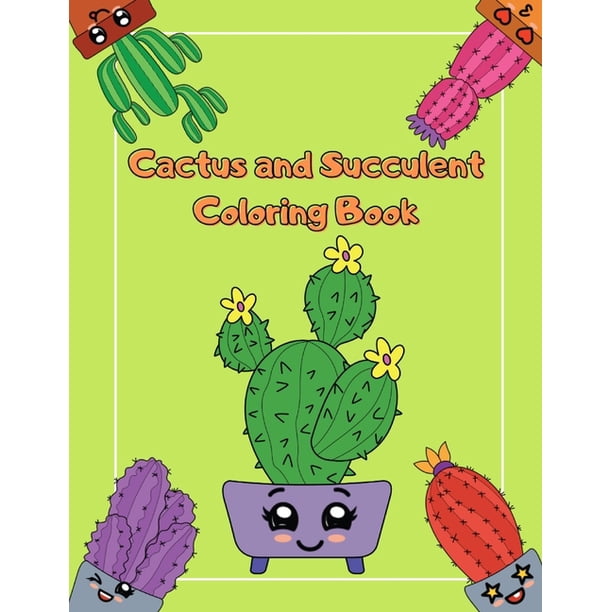 Cactus And Succulent Coloring Pages