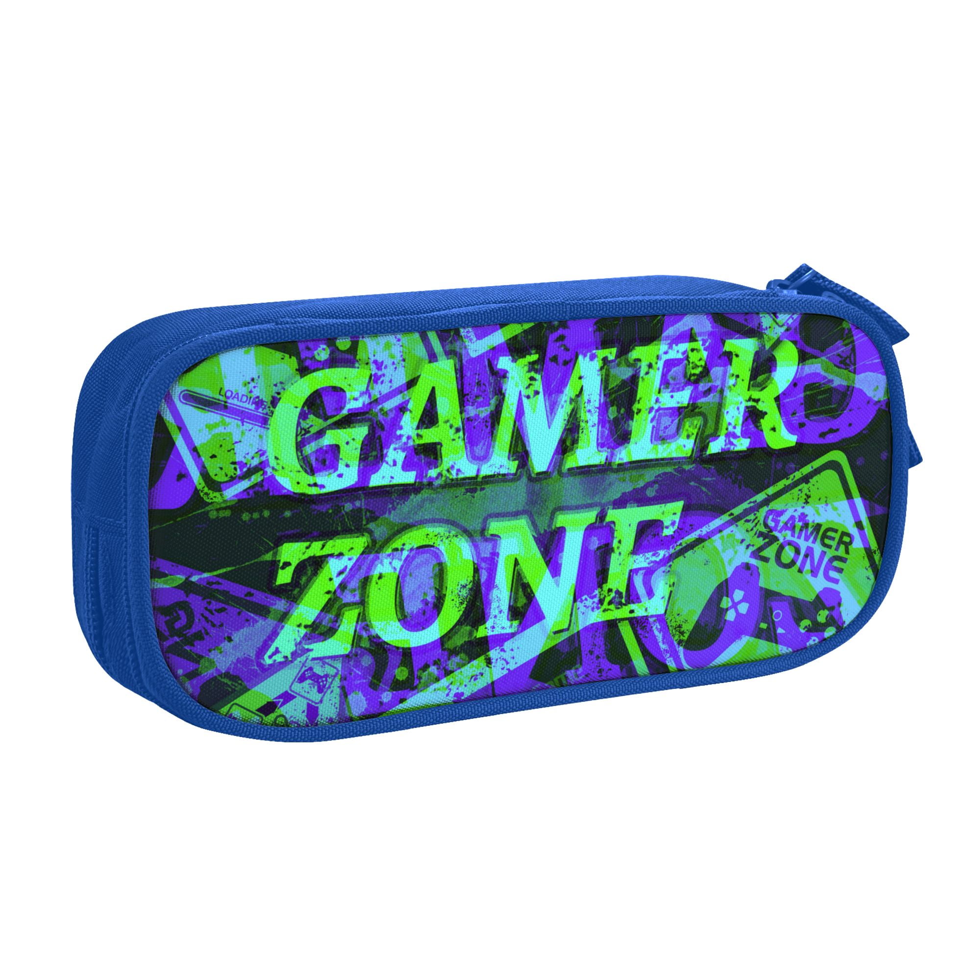 TEQUAN Large Capacity Pencil Case, Gaming Gamer Zone Pattern Pencil ...