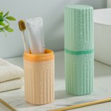 Kripyery Portable Toothbrush Cup Large Capacity Detachable Modern ...