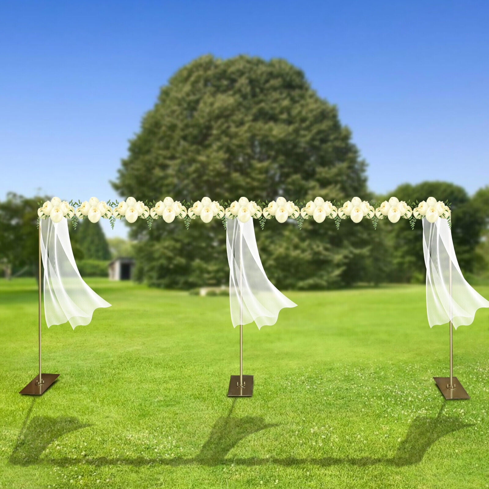 Miumaeov Square Backdrop Stand Photography Background Curtain Frame ...