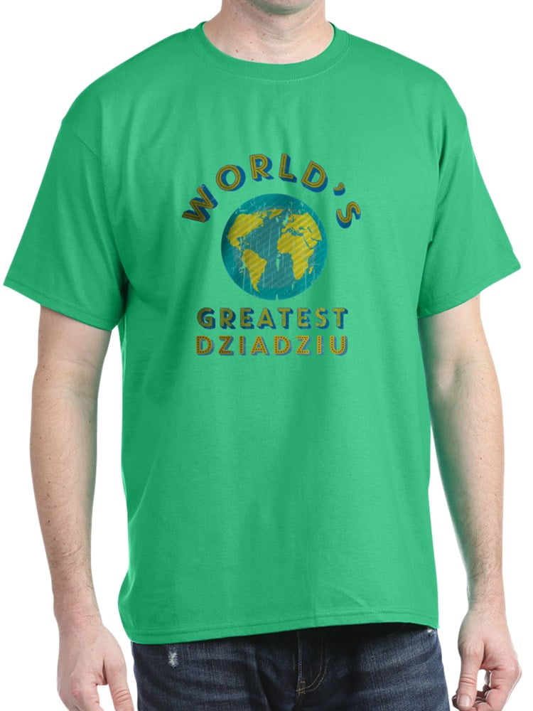 CafePress - World's Greatest Dziadziu T Shirt - 100% Cotton T-Shirt ...