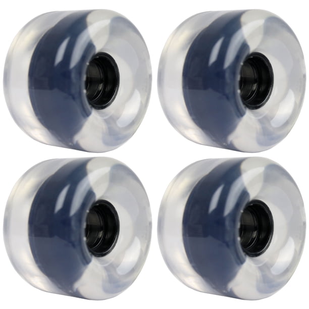 LONGBOARD CRUISER WHEELS SET 65mm x 44mm 83A Clear - Walmart.com