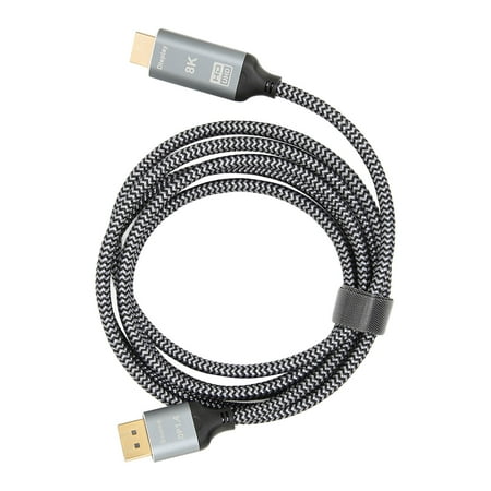 DisplayPort To HD Multimedia Interface Cable, 8K 30Hz 1.4 To 2.1 6 Feet ...