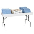 SSWBasics Large White Folding Dump Table - Durable Portable and ...