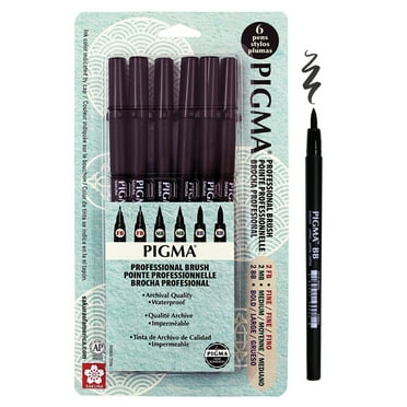 Sakura Pigma Brush Pen Set, 8-Colors - Walmart.com