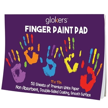 Crayola Giant Finger Paint Paper, 25 Sheets of Painting Paper, Kids Art ...