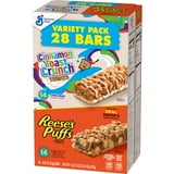 Reese's Puffs Cinnamon Toast Crunch Cereal Treat Bars Variety Pack, 28 ...
