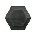 Hex Dumbbells Rubber Coated Cast Iron Hex Black Dumbbell Weights ...