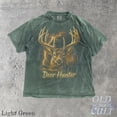 Deer Hunter Graphic T-Shirt, Buck Hunting Outdoors Tee, Comfort Colors ...