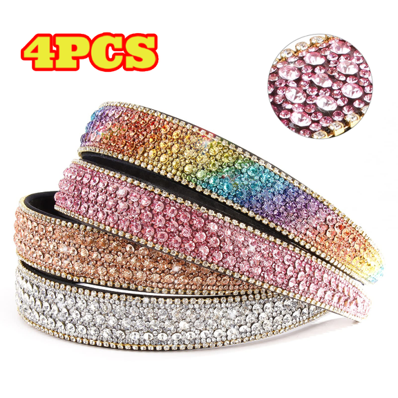 Dalrosia Crystal Rhinestone Headband Beads Diamond Jeweled Sparkly ...